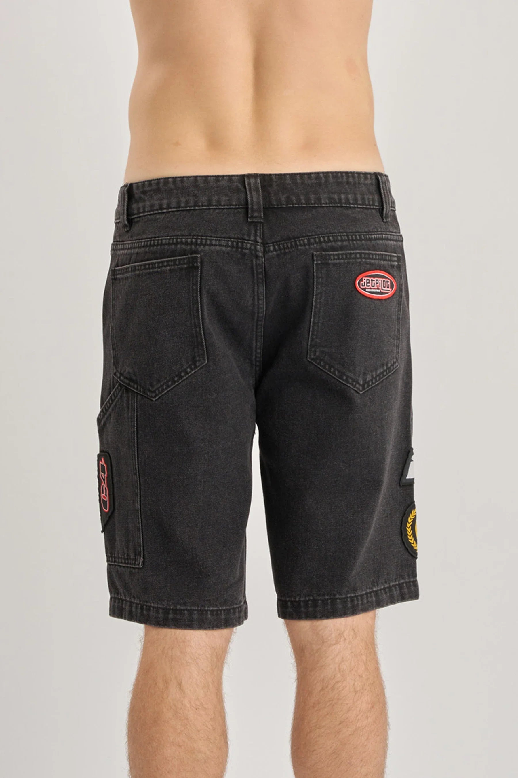 Jetpilot Factory Denim Shorts - Black